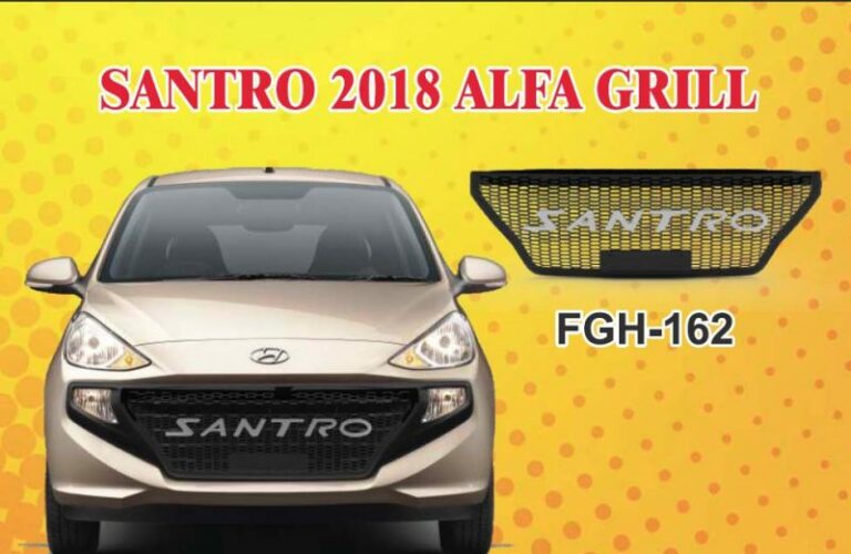 Santro 2018 ABS Spoiler with LED Hyundai direct fit SPABS-06 | Motovil