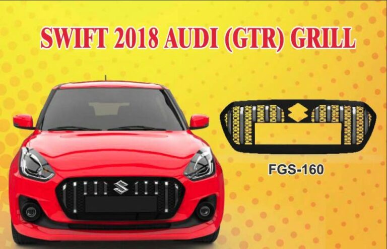 Swift 2018 Front Grill Audi (GTR) Design Maruti Suzuki FGS-160 | Motovil
