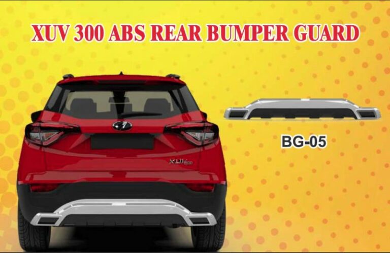XUV 300 Rear Bumper Guard Mahindra direct fit BG-05 | Motovil